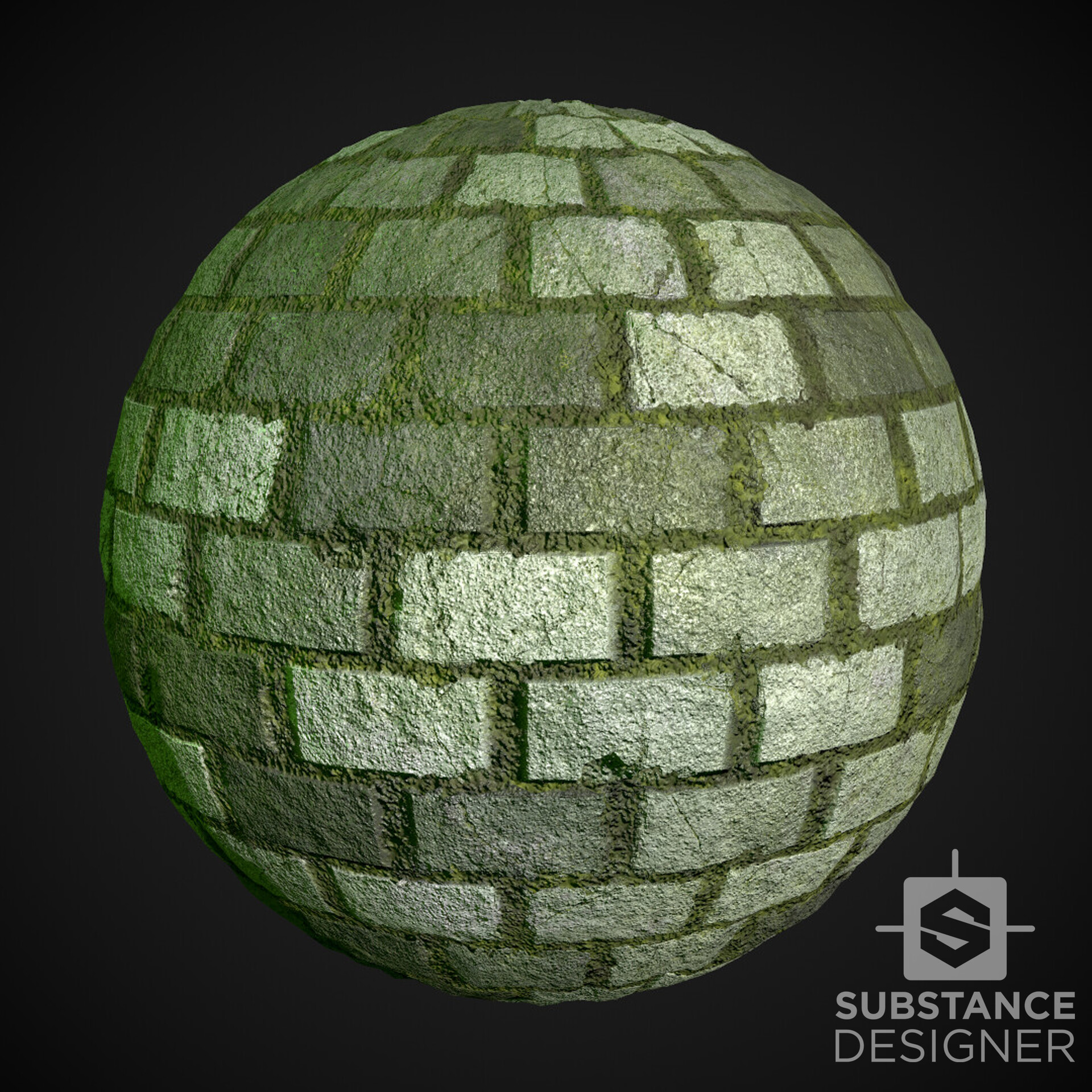 ArtStation - Jungle Bricks Material