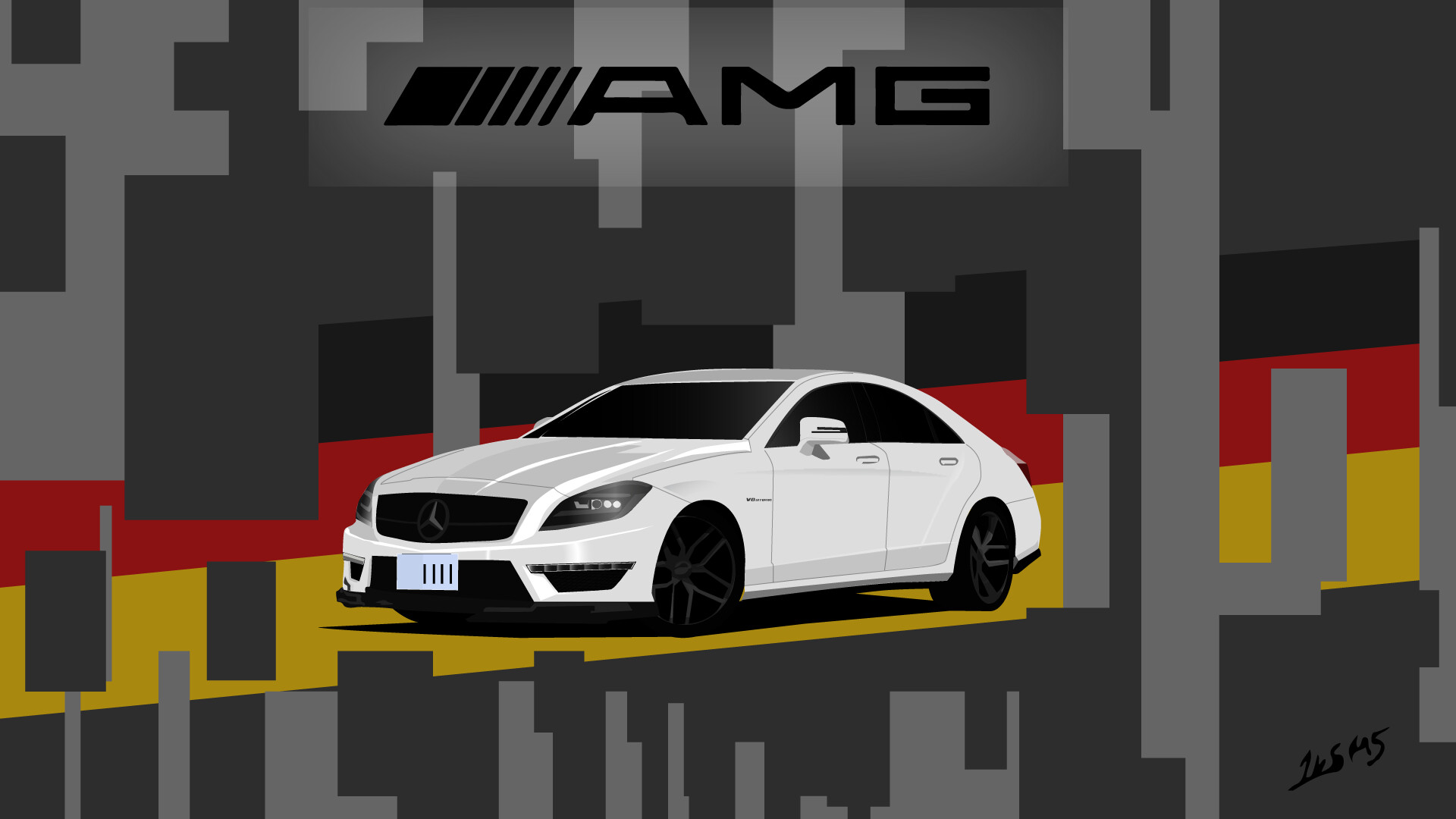 ArtStation - Mercedes-Benz CLS-63 AMG