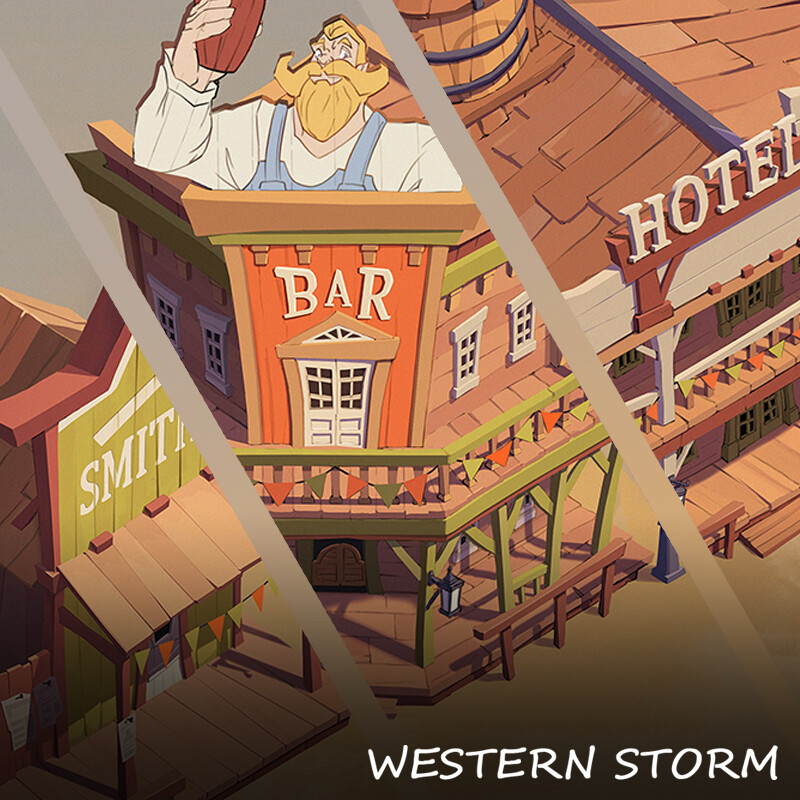 ArtStation - western storm