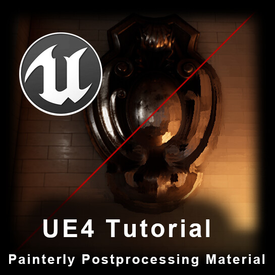 Matthijs Verkuijlen - Kuwahara Post Process Filter UE4 tutorial
