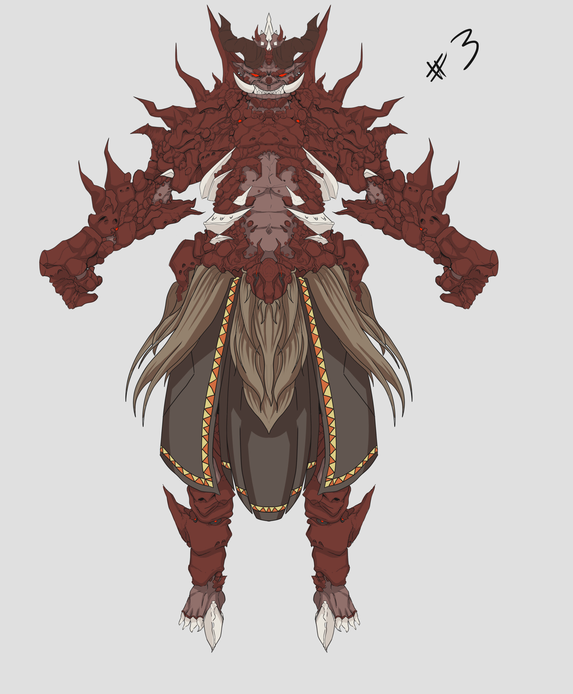 ArtStation - Demonic Orc Commission(s)