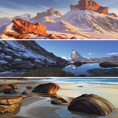 ArtStation - Environmental sketching exercises