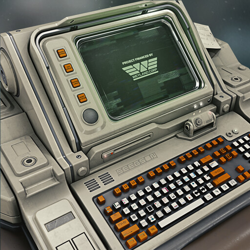 ArtStation - Alien Isolation Inspired Terminal