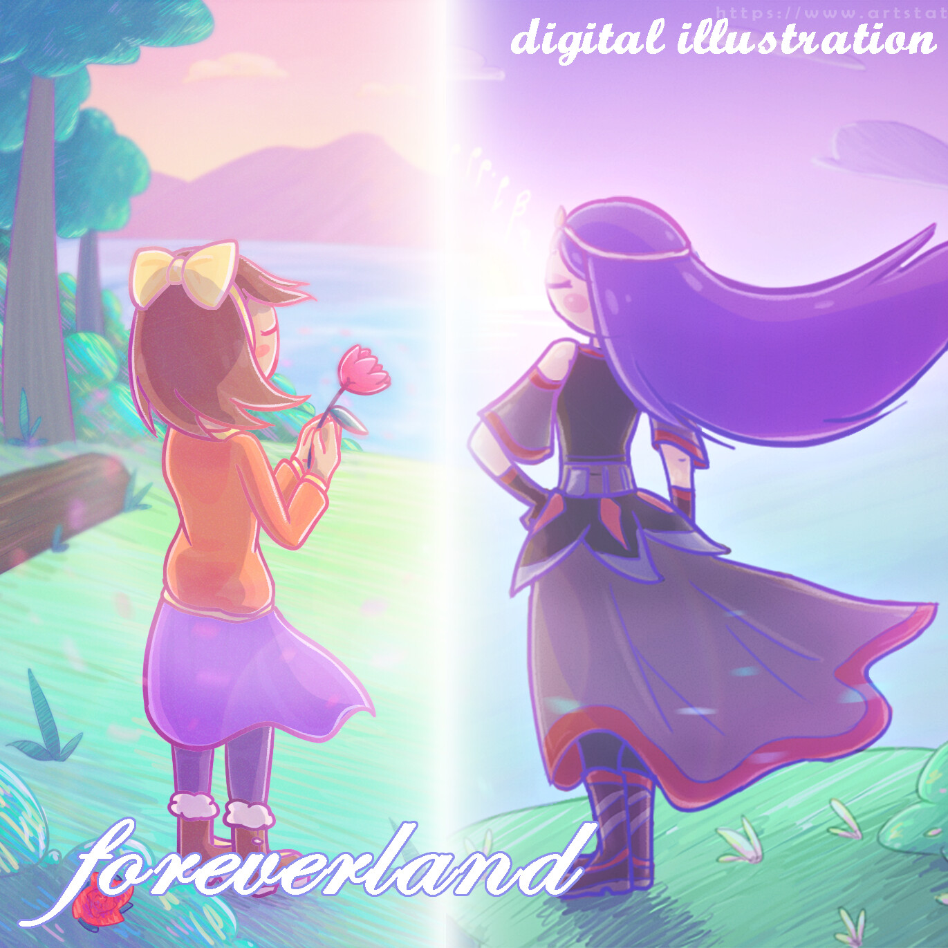 ArtStation - Foreverland - OC - Digital Illustration