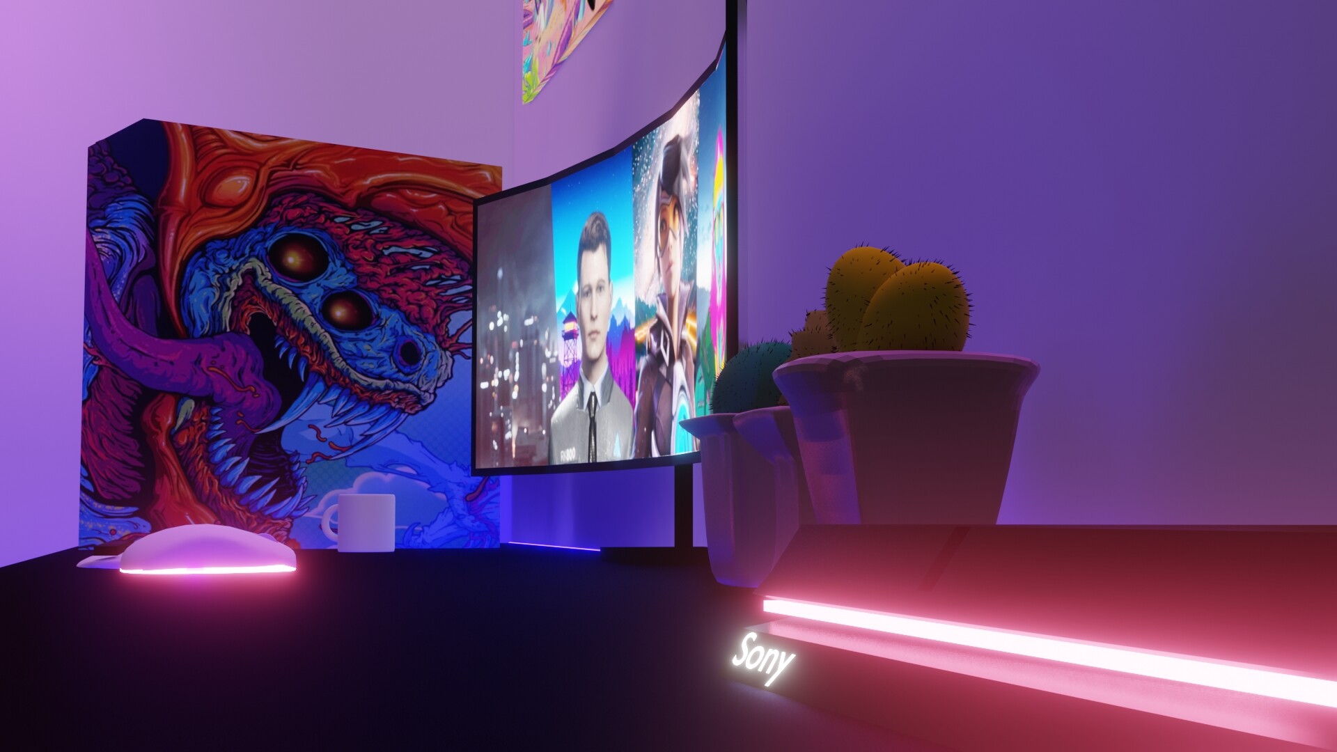 ArtStation - chill room ️