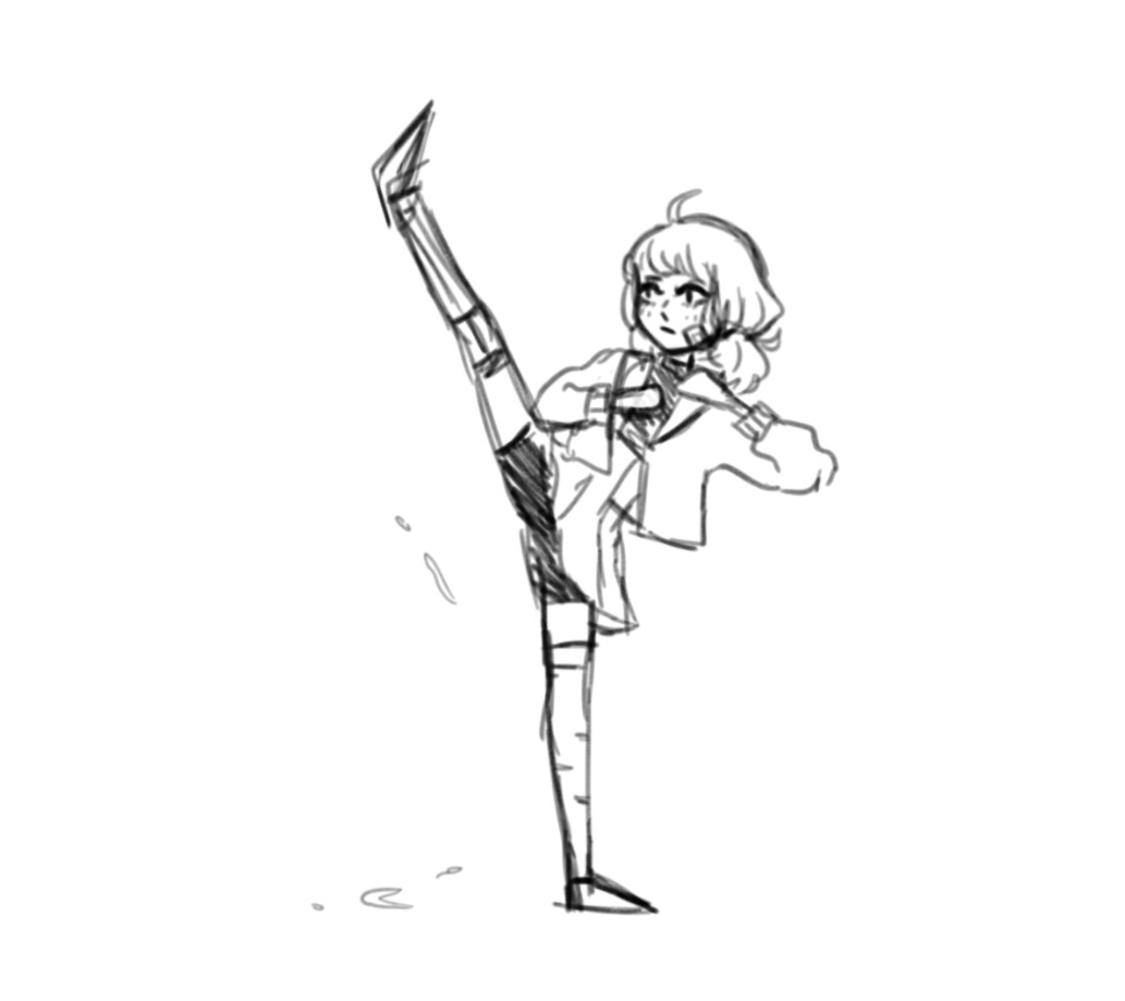 ArtStation - Kick Animation