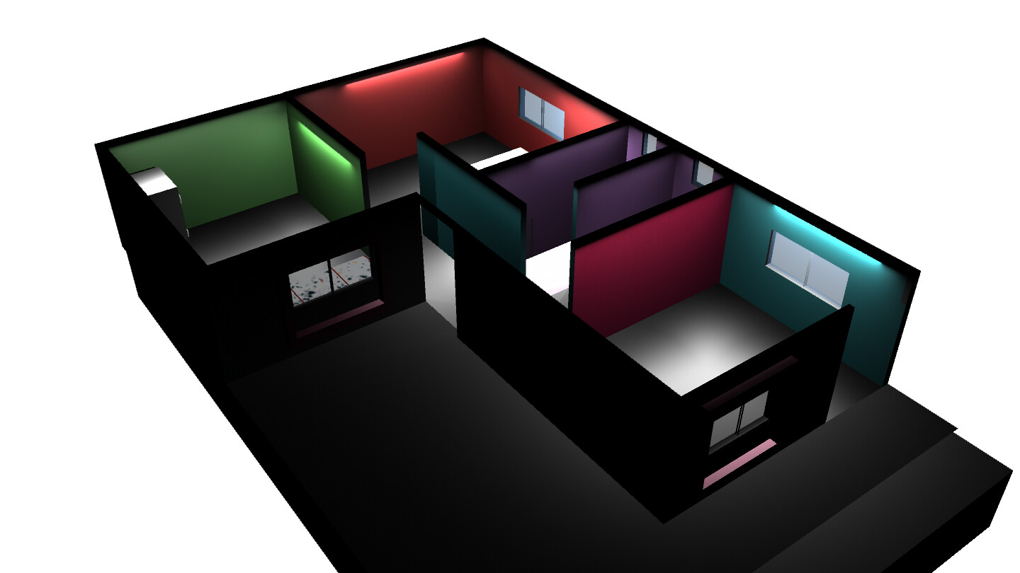 ArtStation - 1 bhk plan