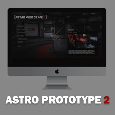 Chyna Terrell - Astro Prototype 2 Main Menu / ETSU (WIP)