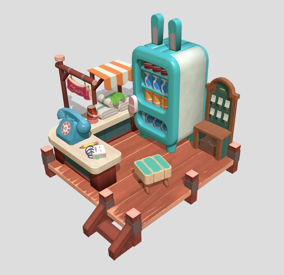 ArtStation - NPC Booth WiP