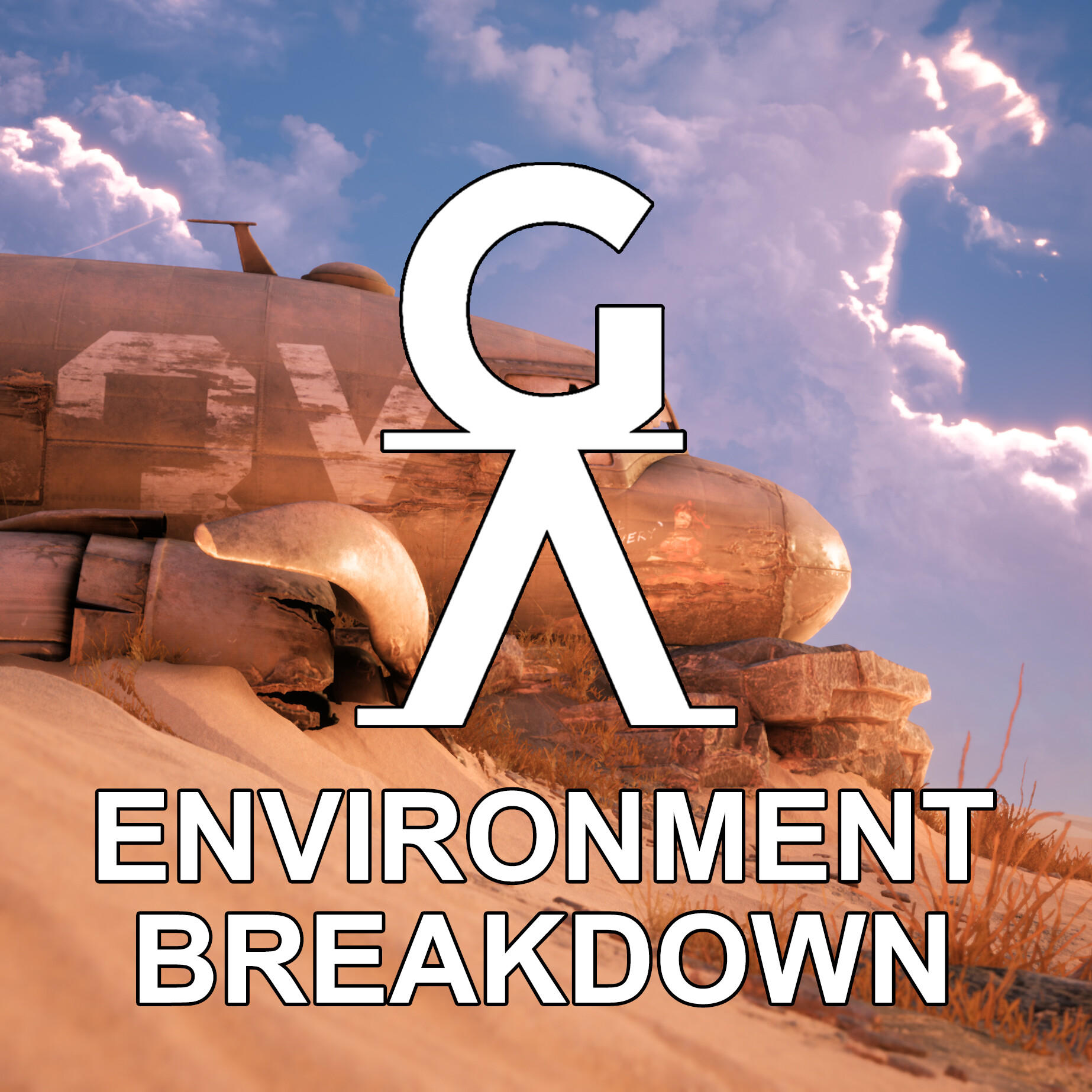 ArtStation - GamesArtist Environment Breakdown - Desert Crash Site