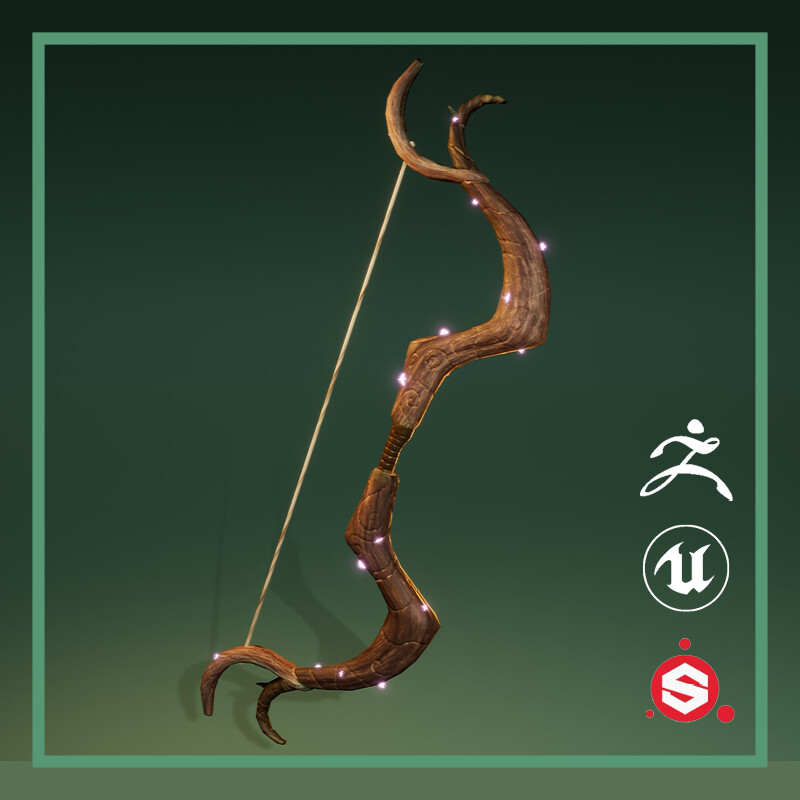 ArtStation - Athrad Bow - PBR