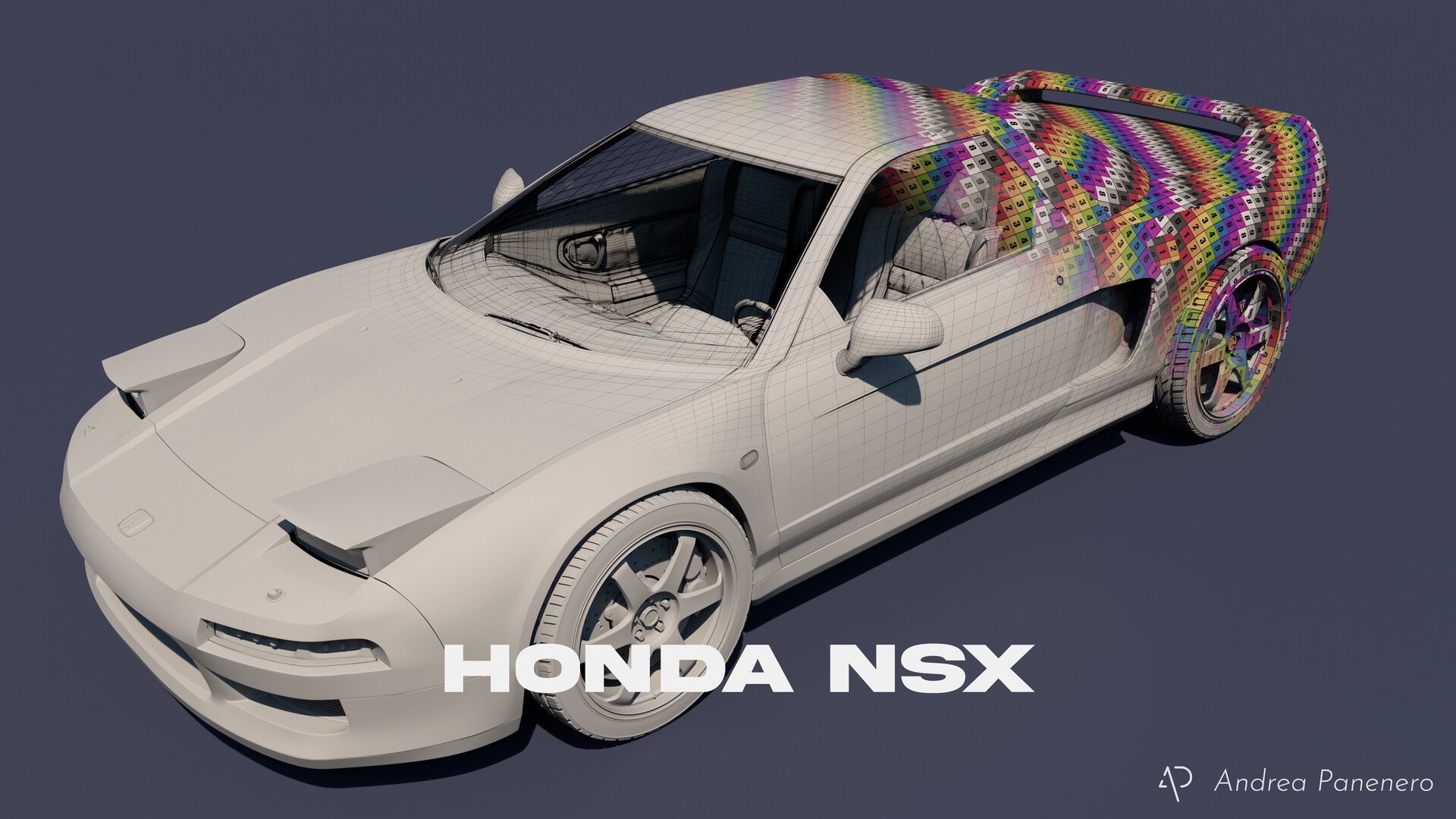 ArtStation - Honda NSX - Hardsurface modeling for Film