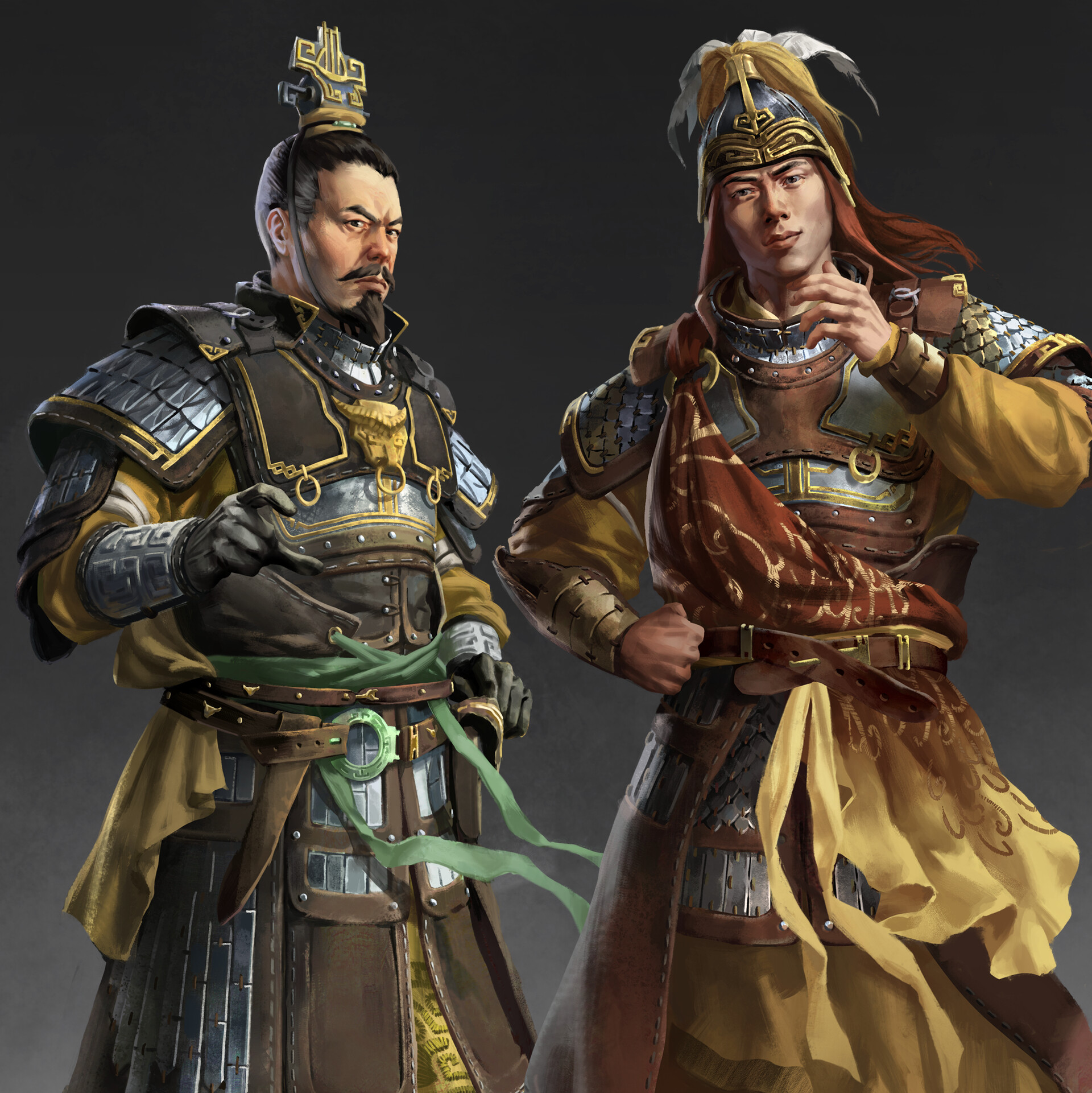 ArtStation - Total War: Three Kingdoms - Yuan Tan and Yuan Shang