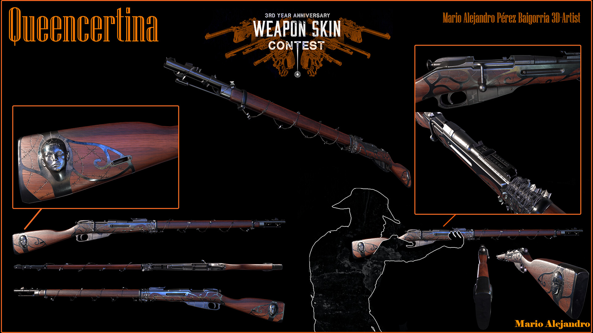 ArtStation - Hunt: Showdown 3rd Anniversary Skin Contest - Mosin Nagant ...