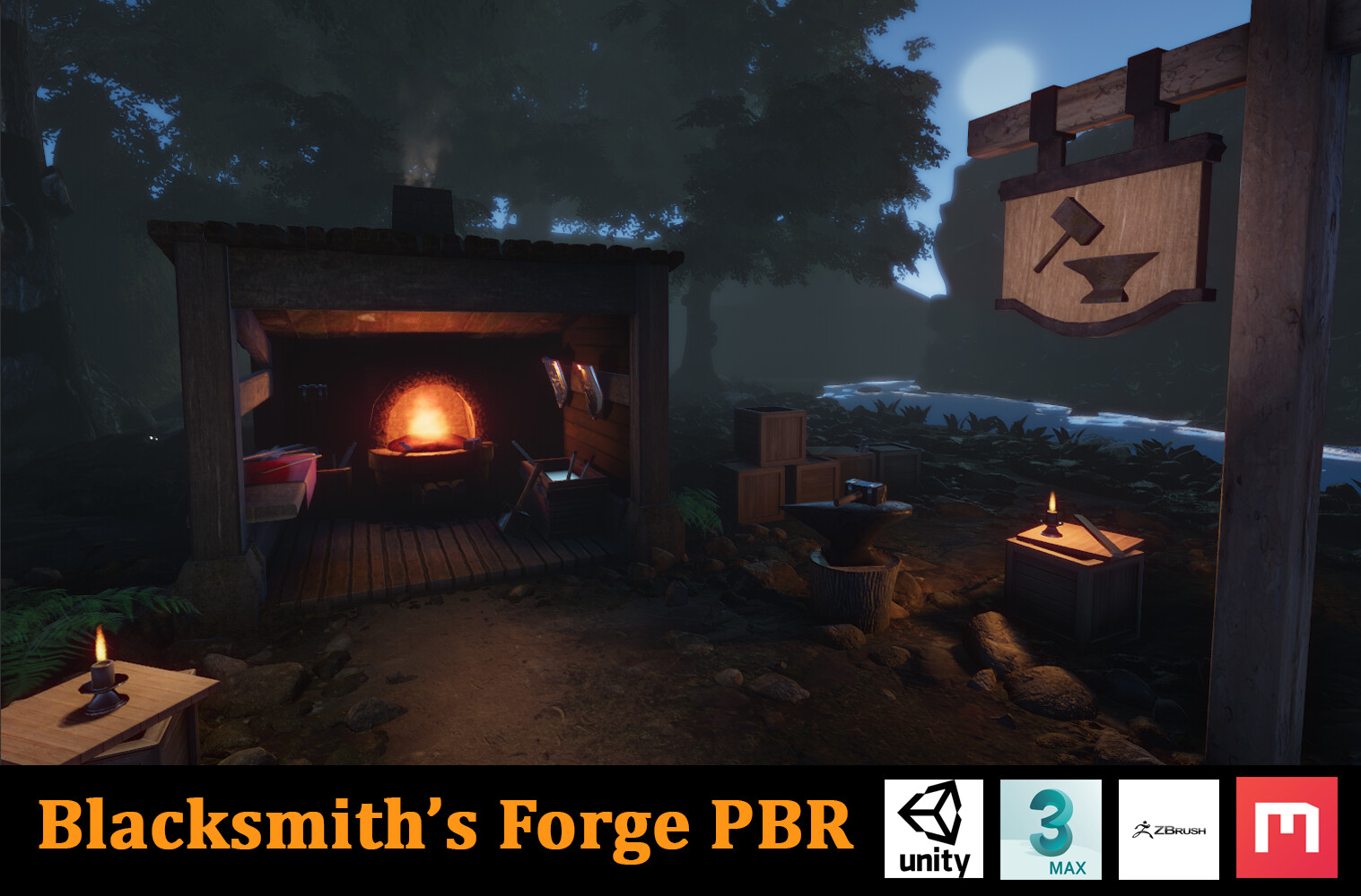 ArtStation - Blacksmith Forge