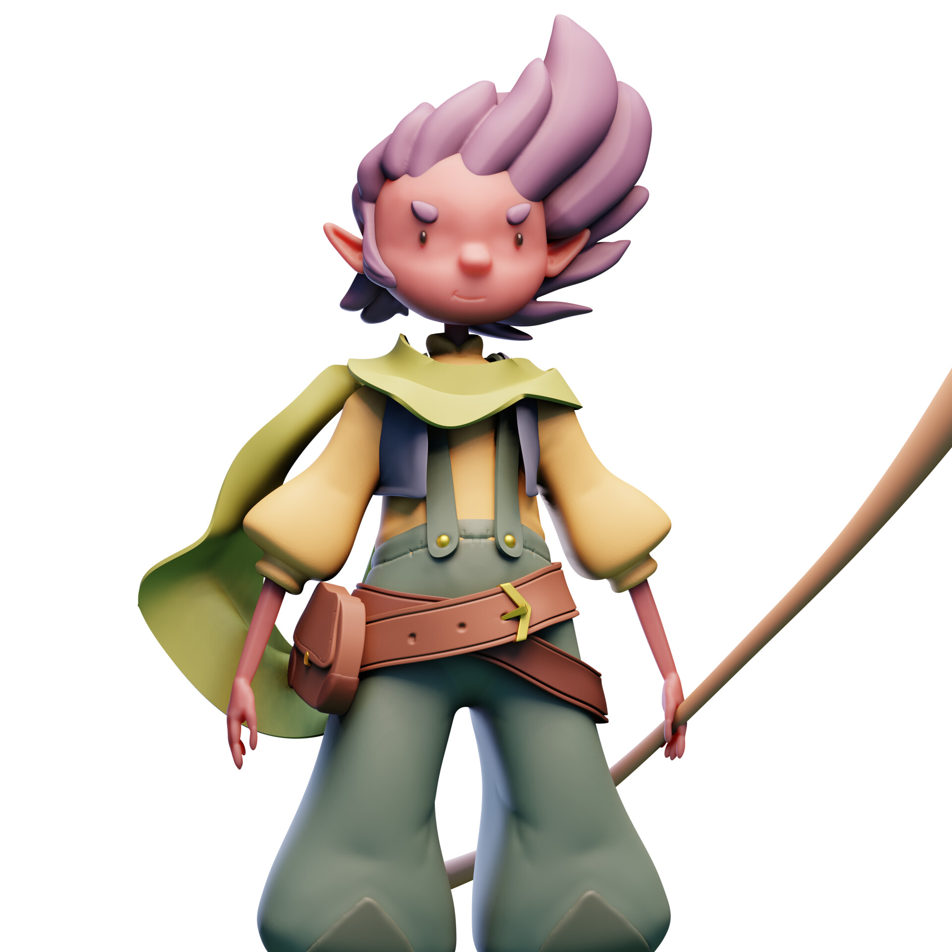 ArtStation - Wind hero 3D