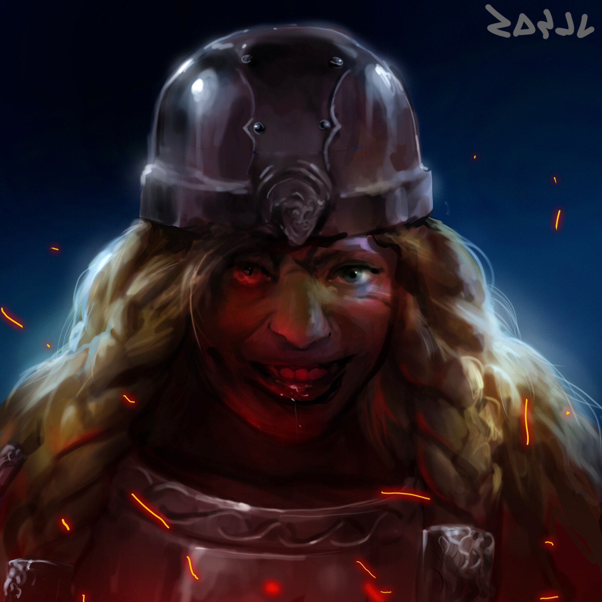 ArtStation - Blood Soaked Valkyrie