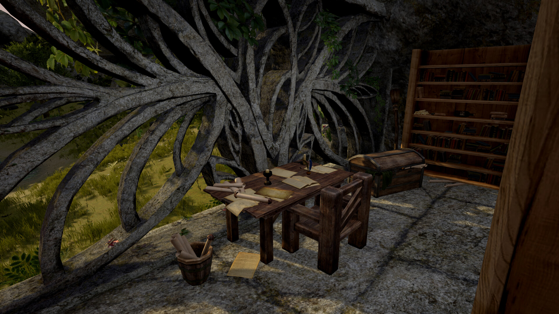 ArtStation - Library scene