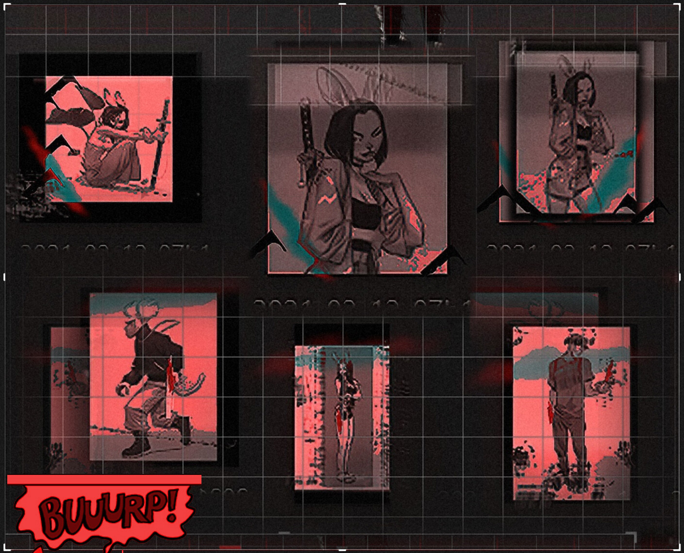 ArtStation - THUMB POSTure 6 (Hard Mix & Hard Light)