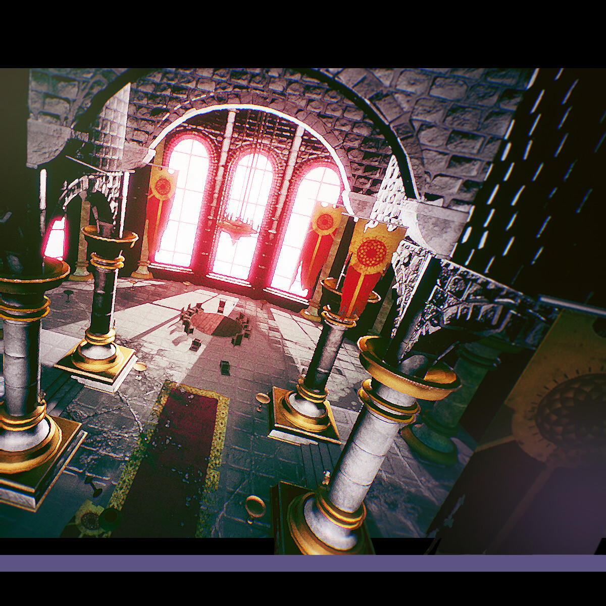 ArtStation - 3D - Round table scene