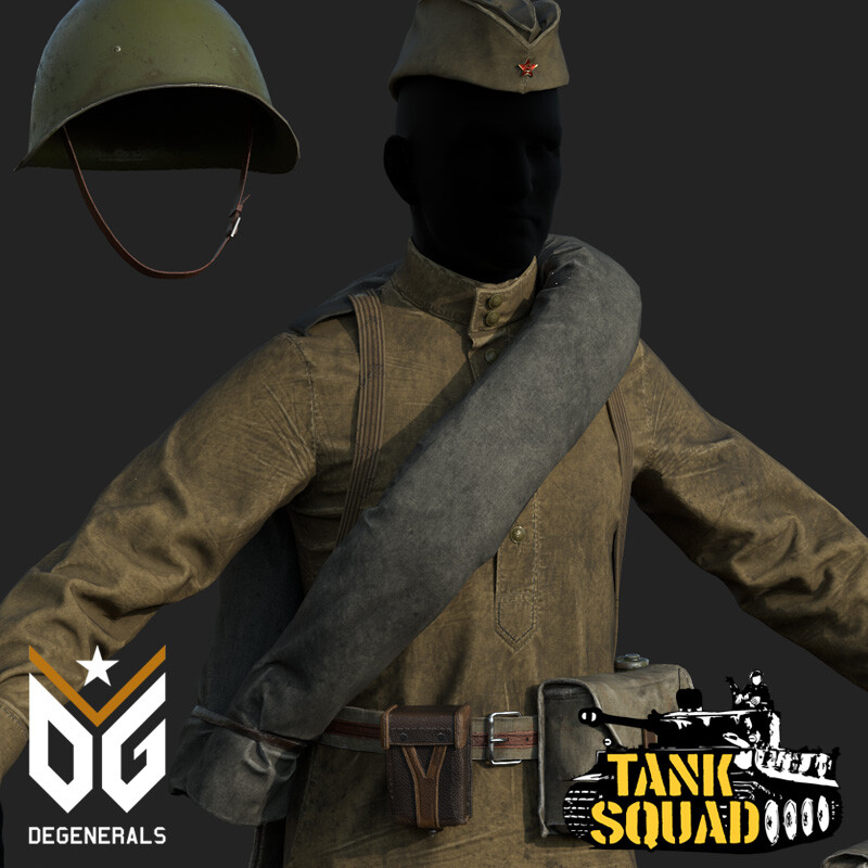 ArtStation - Soviet infantry