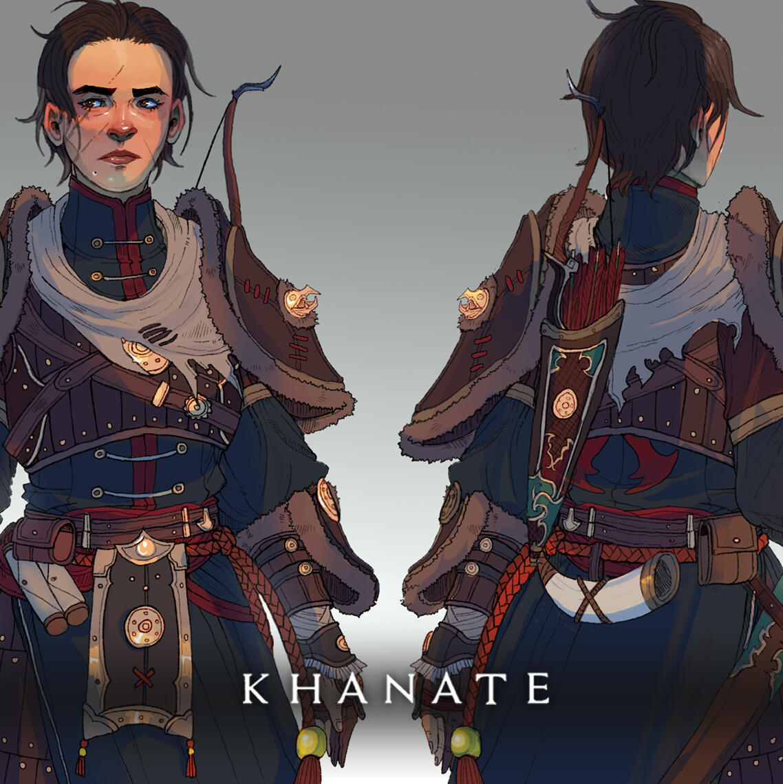 ArtStation - Khanate: Hunter Model Sheet