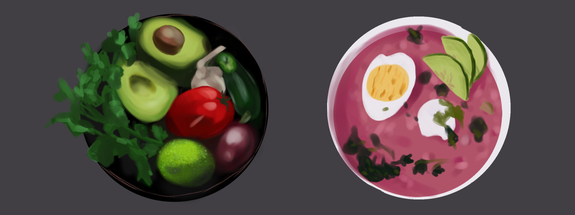 ArtStation - Food sketch