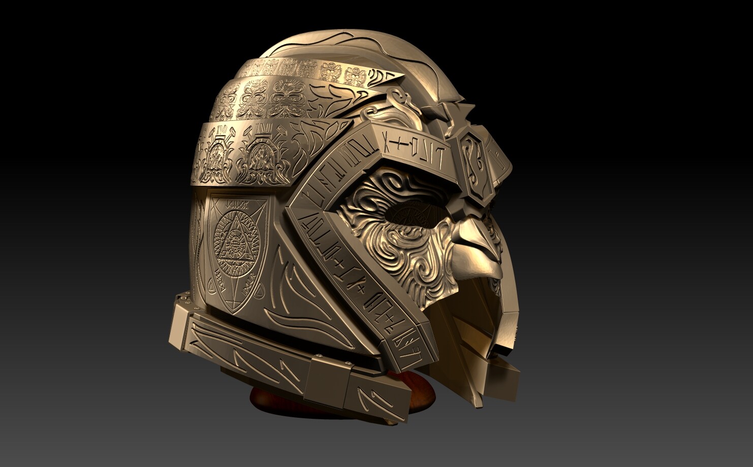 ArtStation - Dwarven Helm
