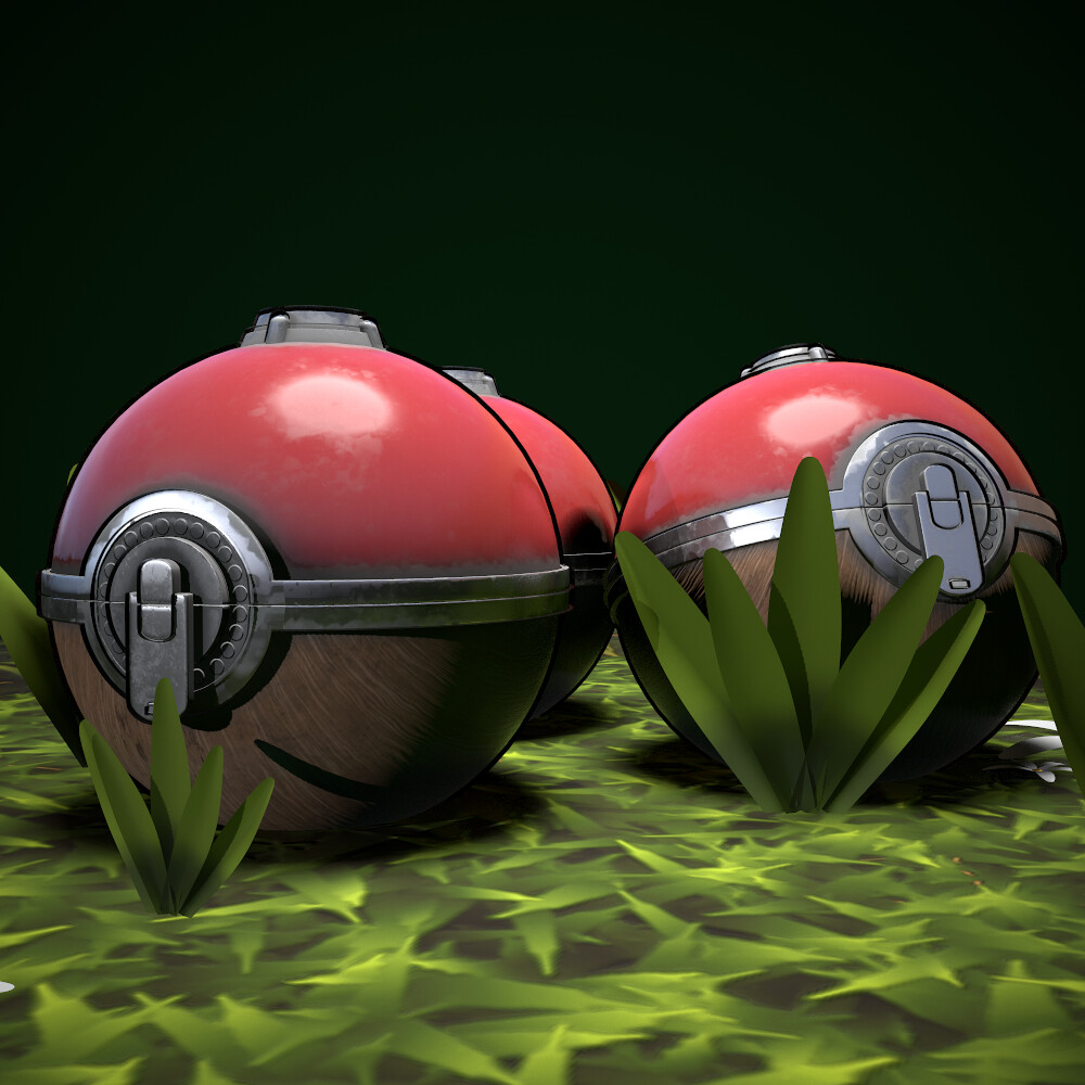 ArtStation - Pokémon Legends: Arceus - Ancient Pokéball FanArt