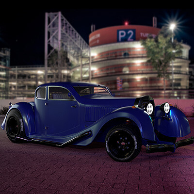 ArtStation - Maya - 1932 Bugatti Type 50/Roadster/Hotrod