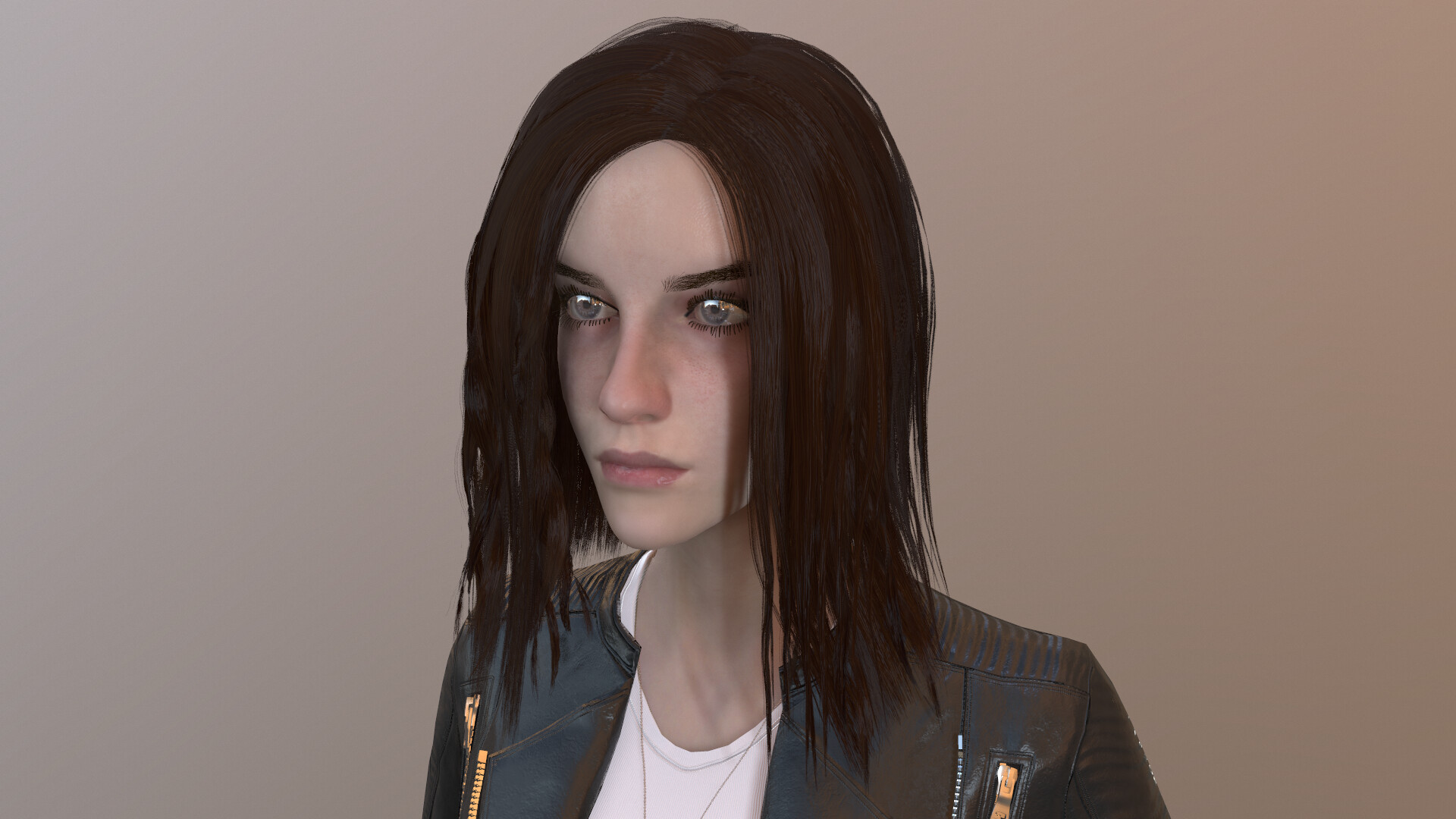 ArtStation - Mid Poly Female Character