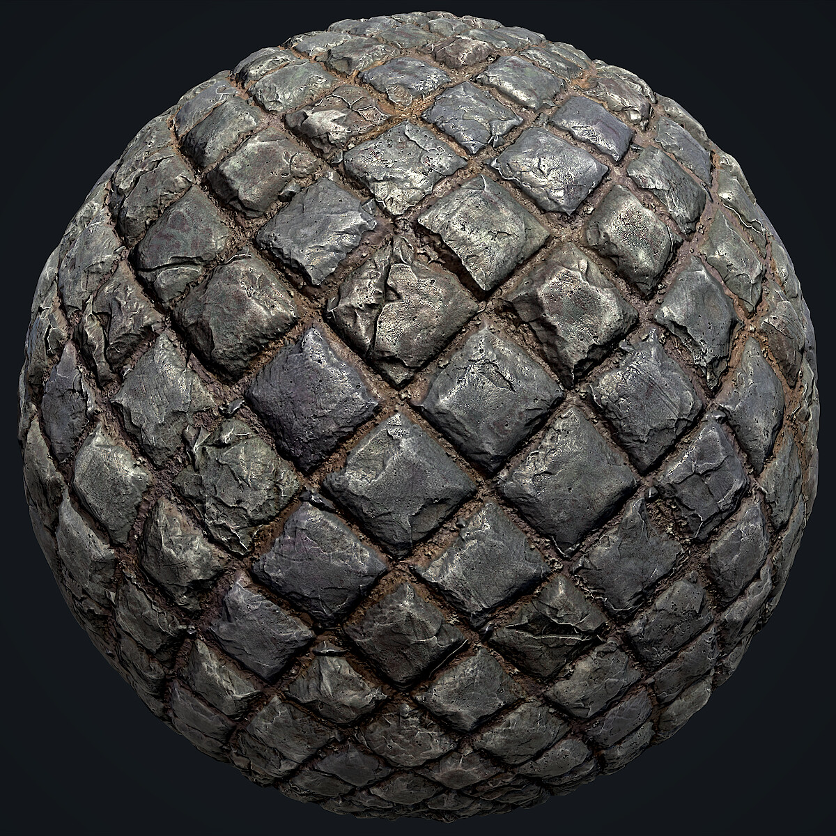 ArtStation - Cobblestone Tiles / Substance Designer