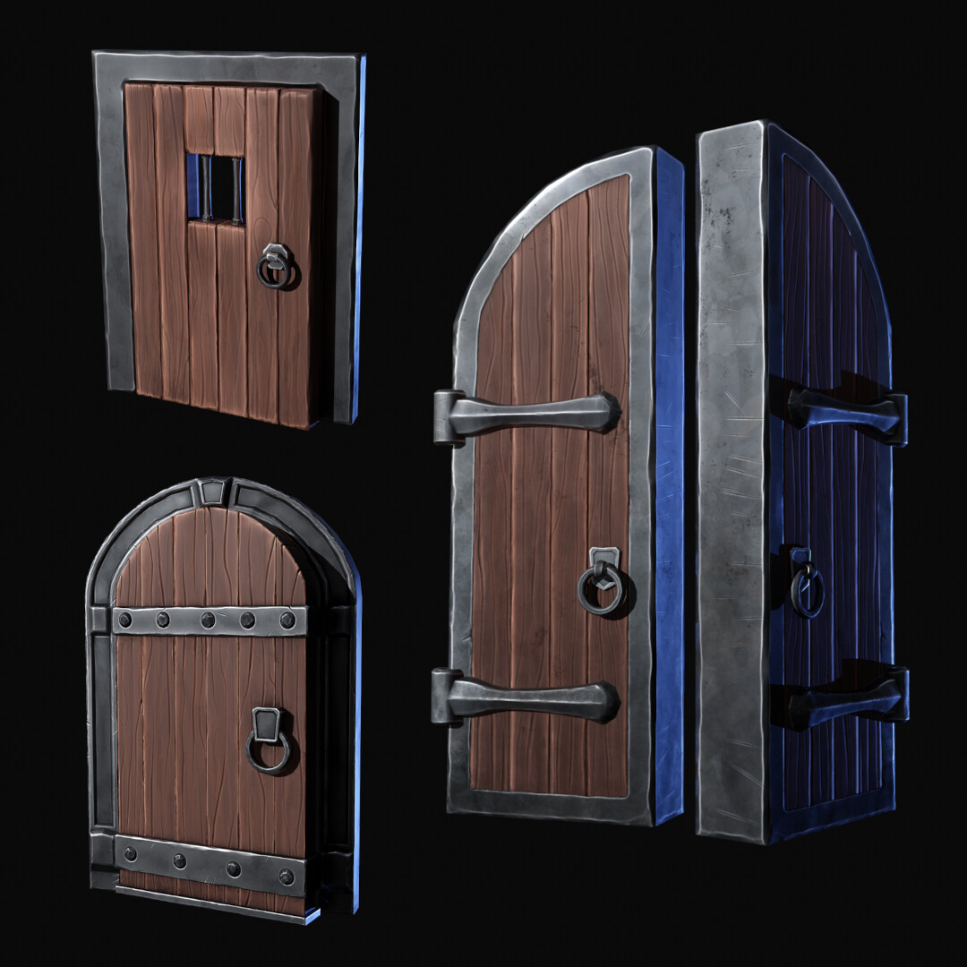 ArtStation - Doors for dungeon