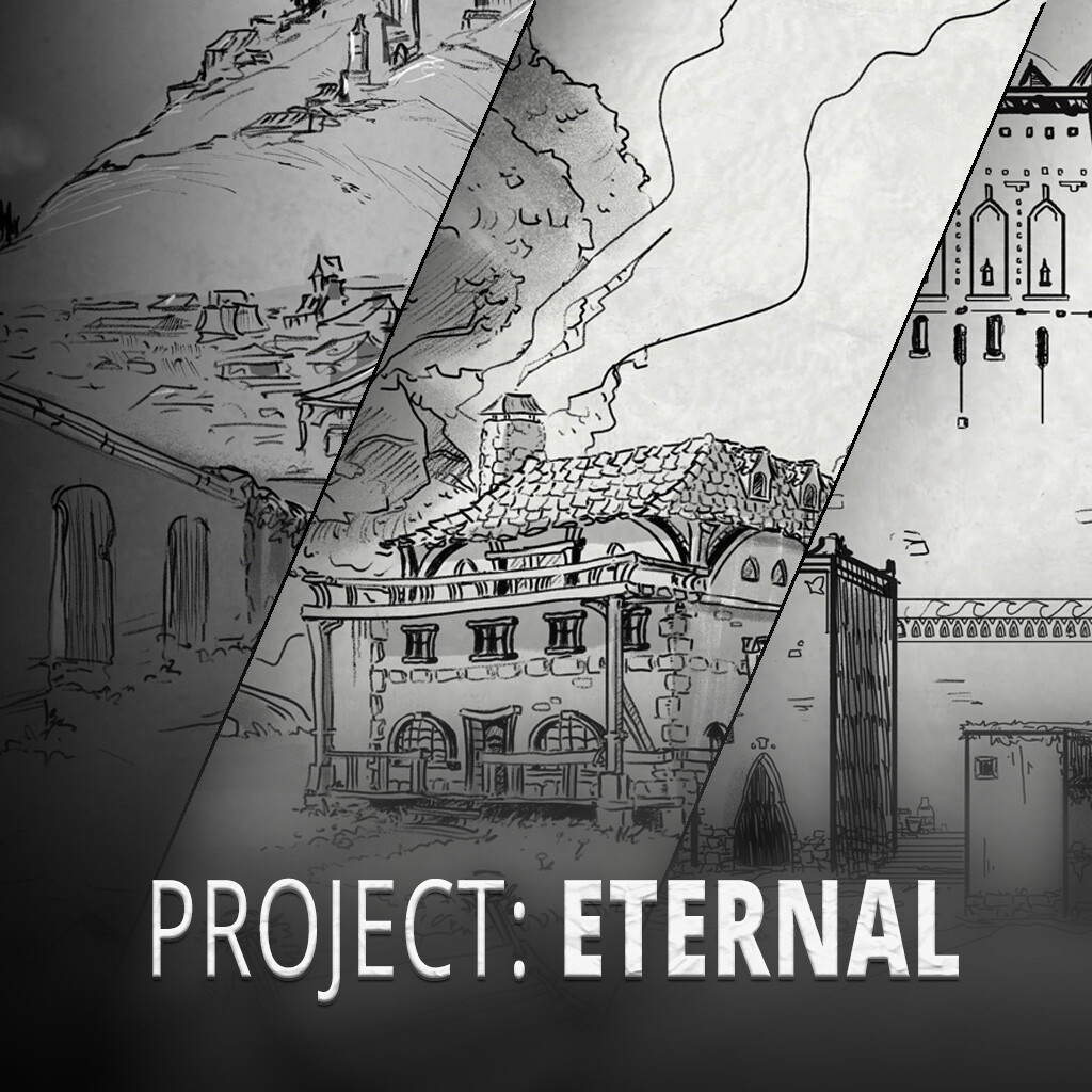 ArtStation - Project: Eternal location sketches