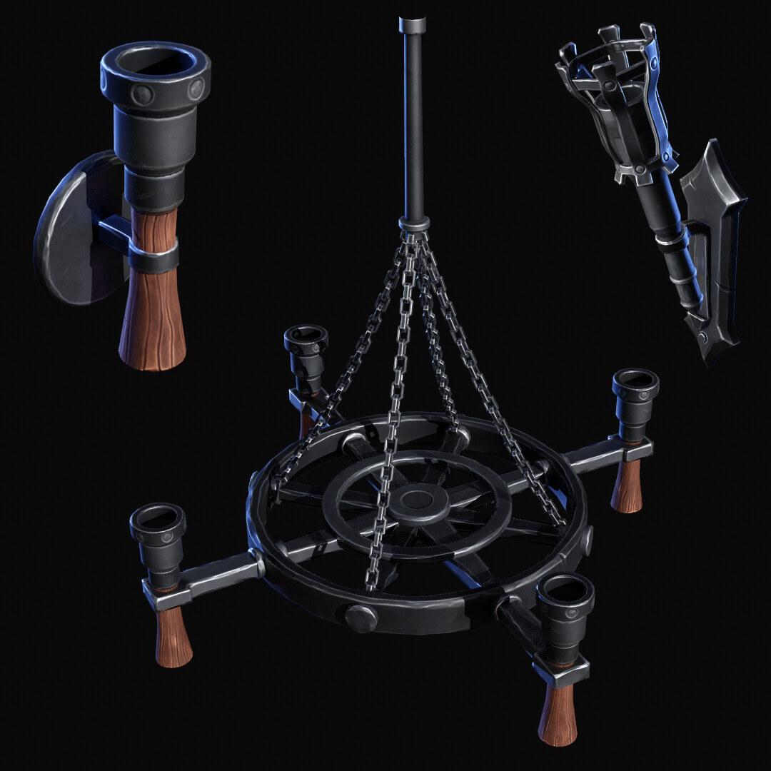 ArtStation - Light for dungeon