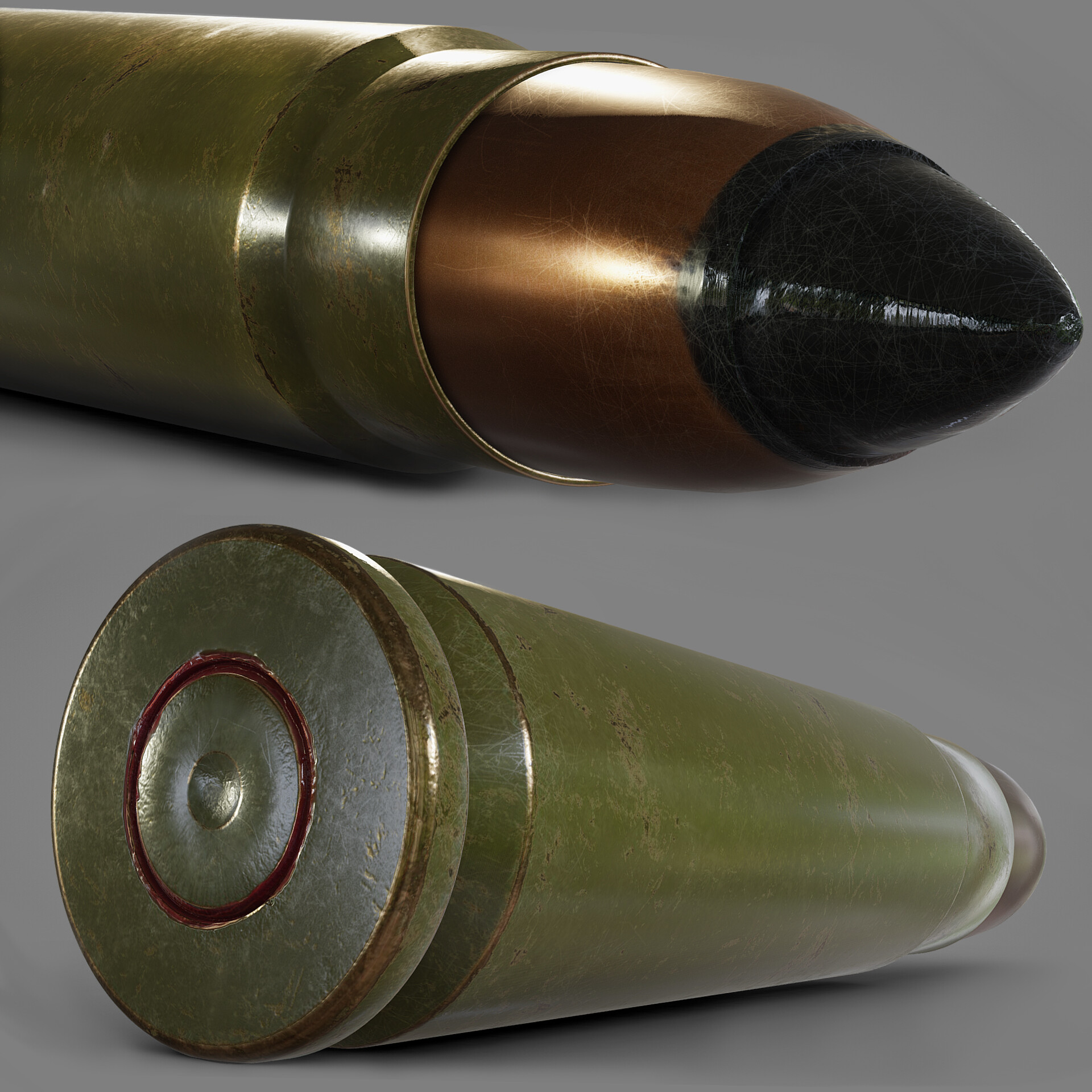 ArtStation - 9x39mm SP-6 cartridge (high poly)