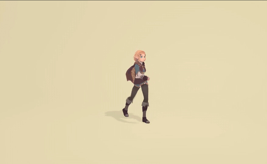 ArtStation - Zelda walk