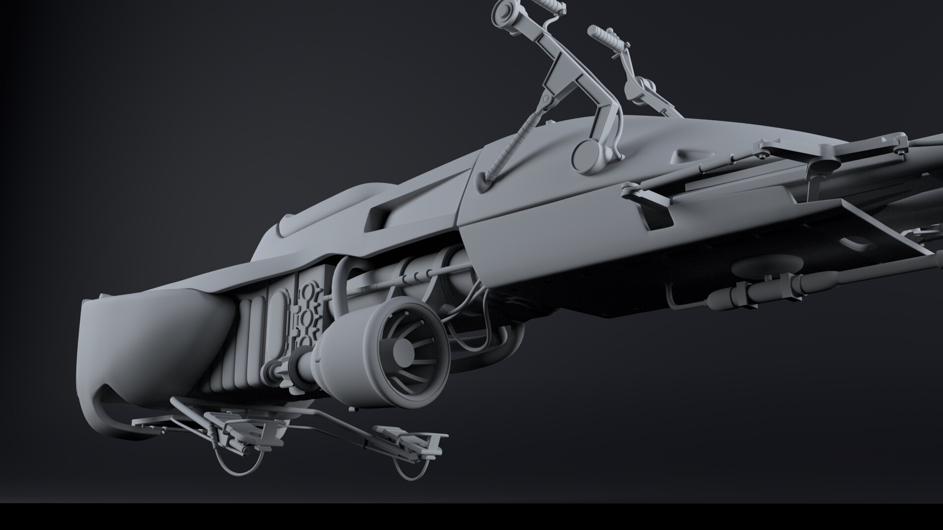 ArtStation - Speeder Bike