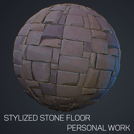 ArtStation - Stylized Stone Floor