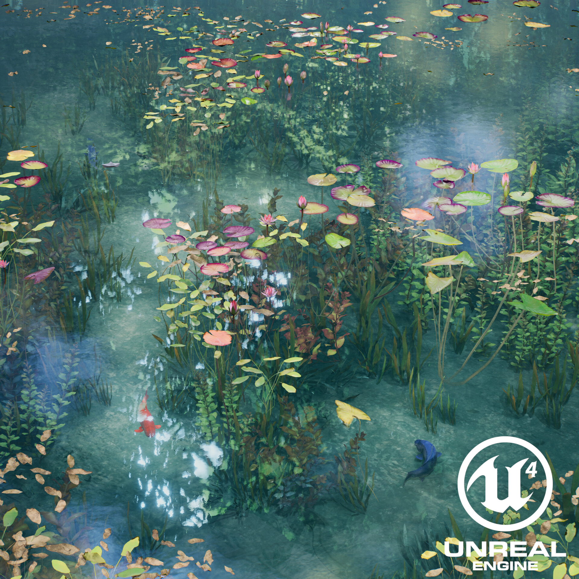 ArtStation - Monet Pond - UE4