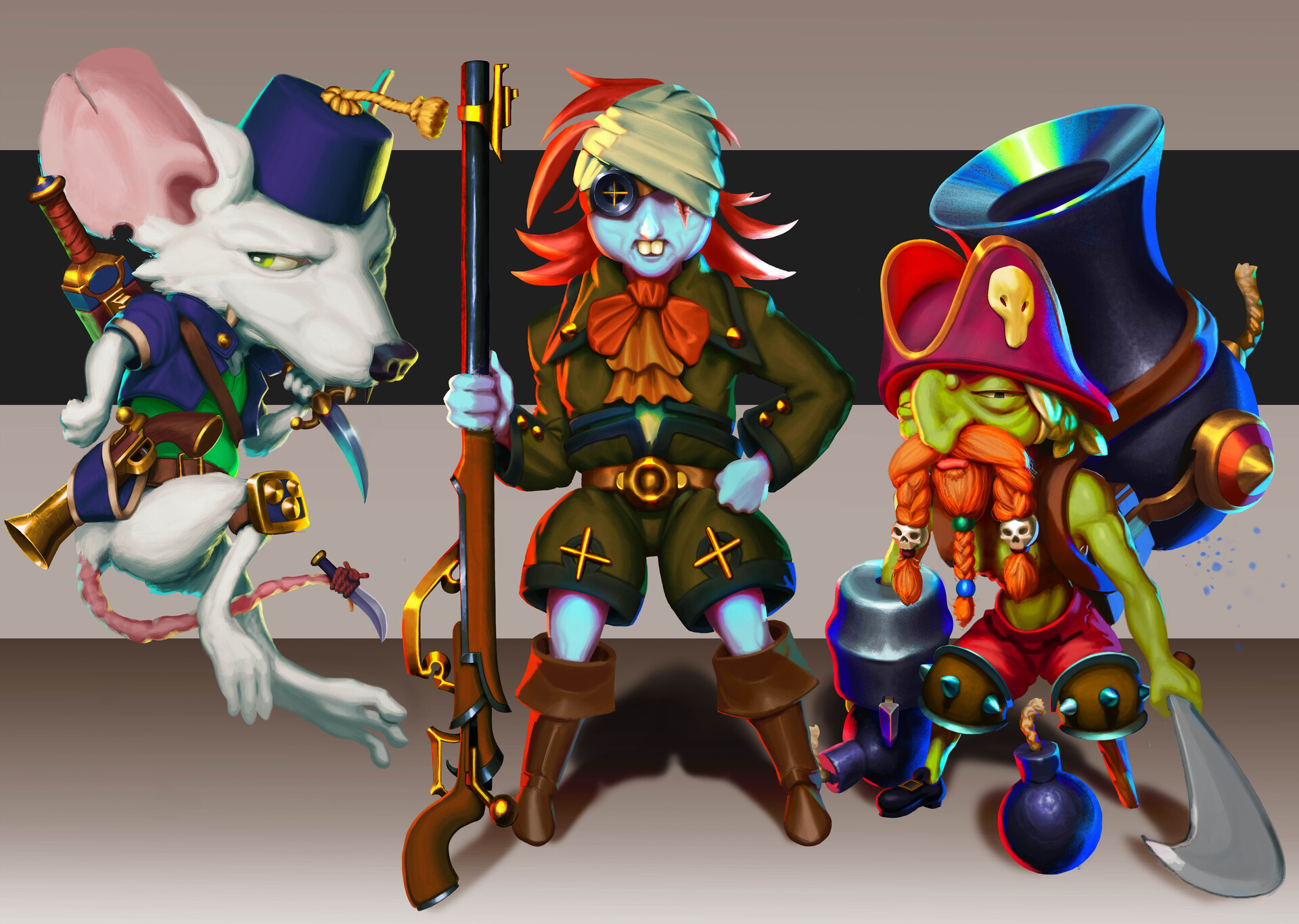 ArtStation - Mob Enemy character designs