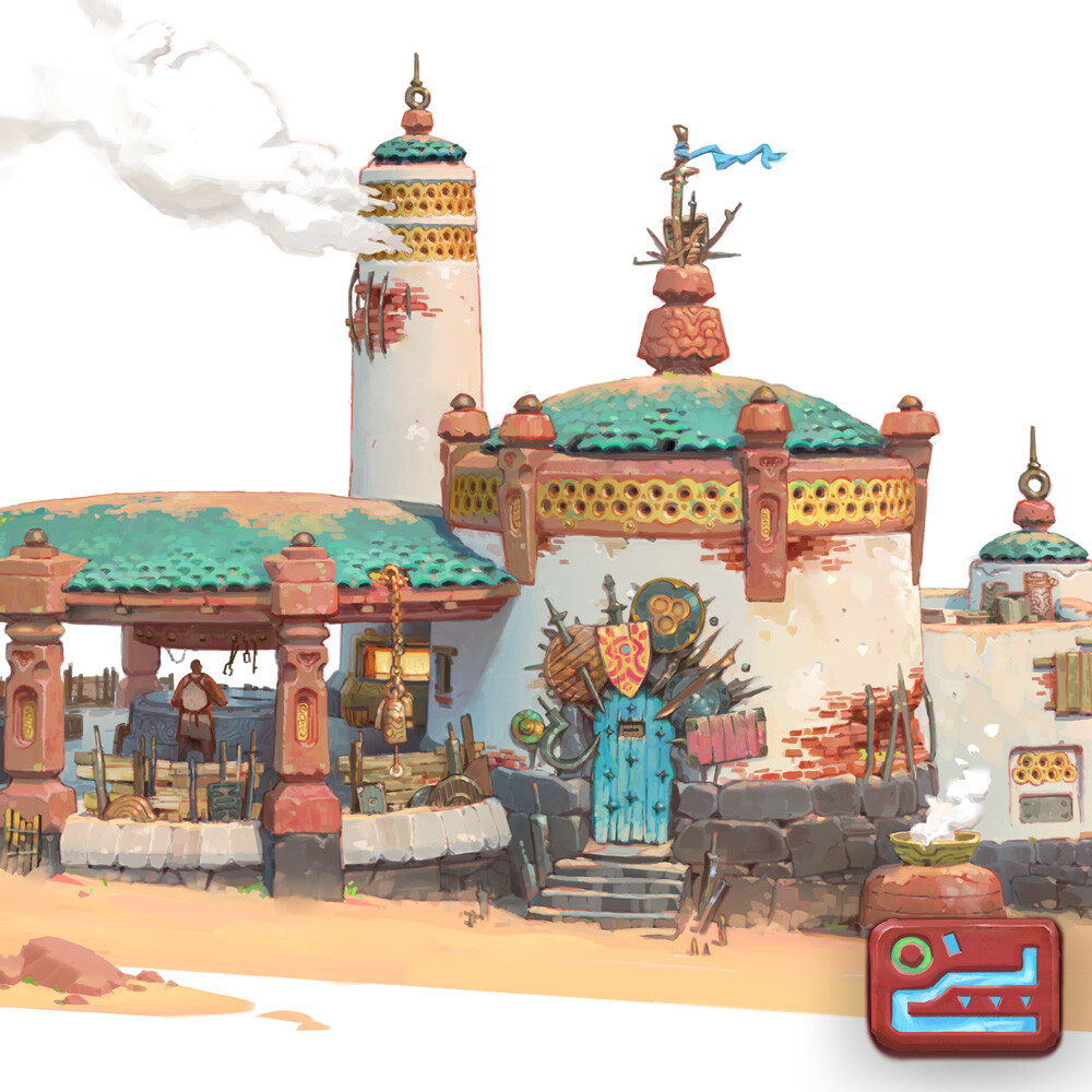 ArtStation - The Reach: Ancient Workshops