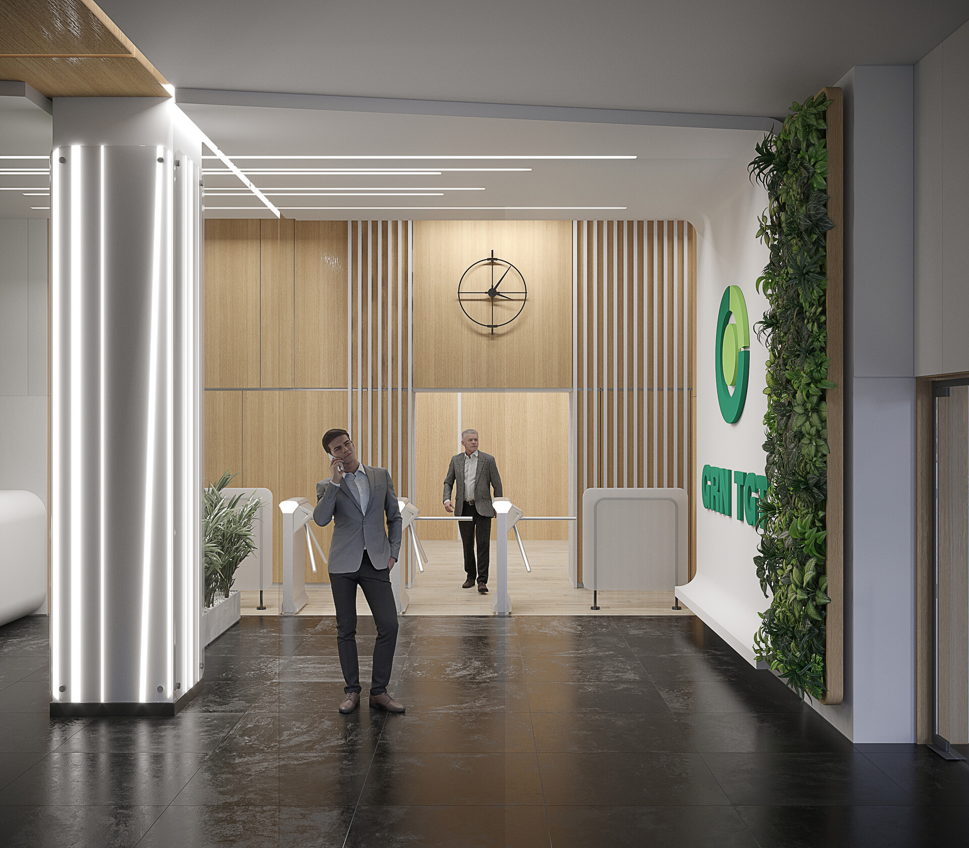 ArtStation - Green Target Bank