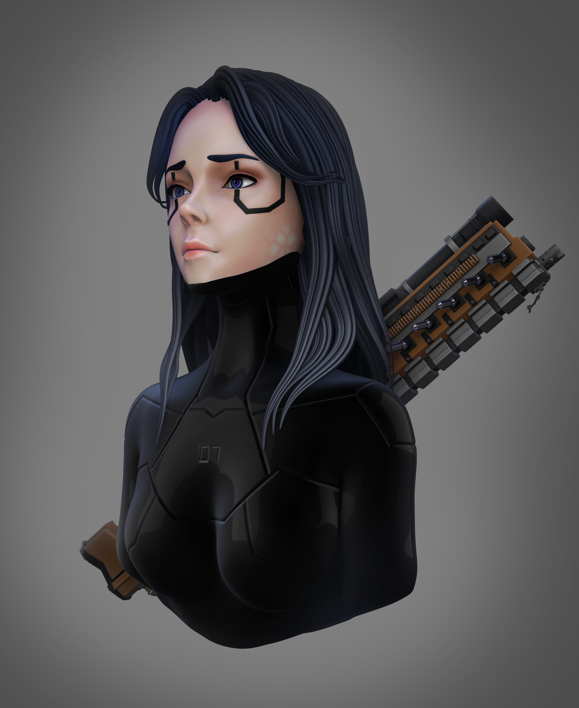 ArtStation - CyberGirl #1