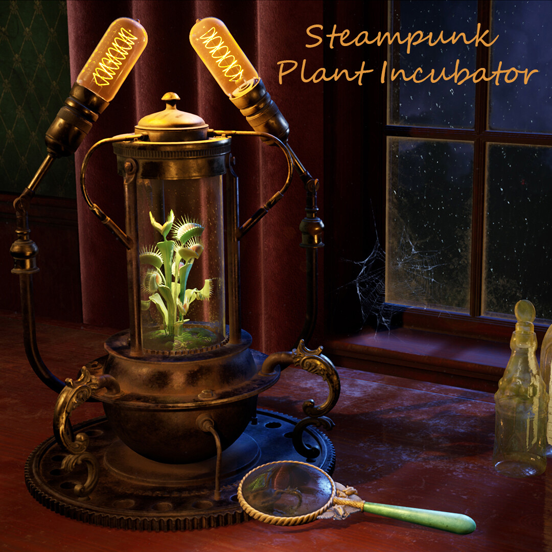 ArtStation - Steampunk Plant Incubator