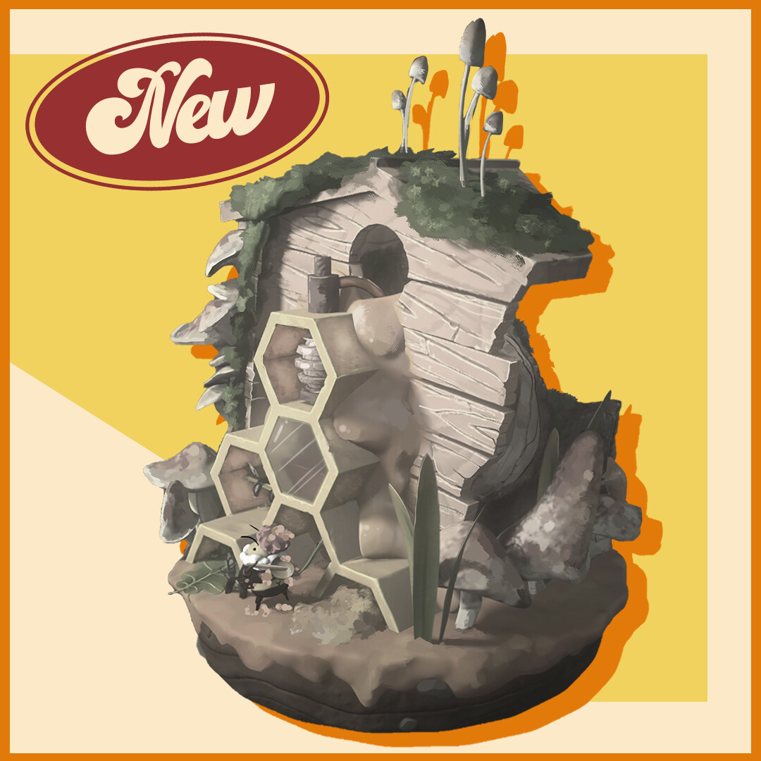 ArtStation - Project Saynete : Bee's house