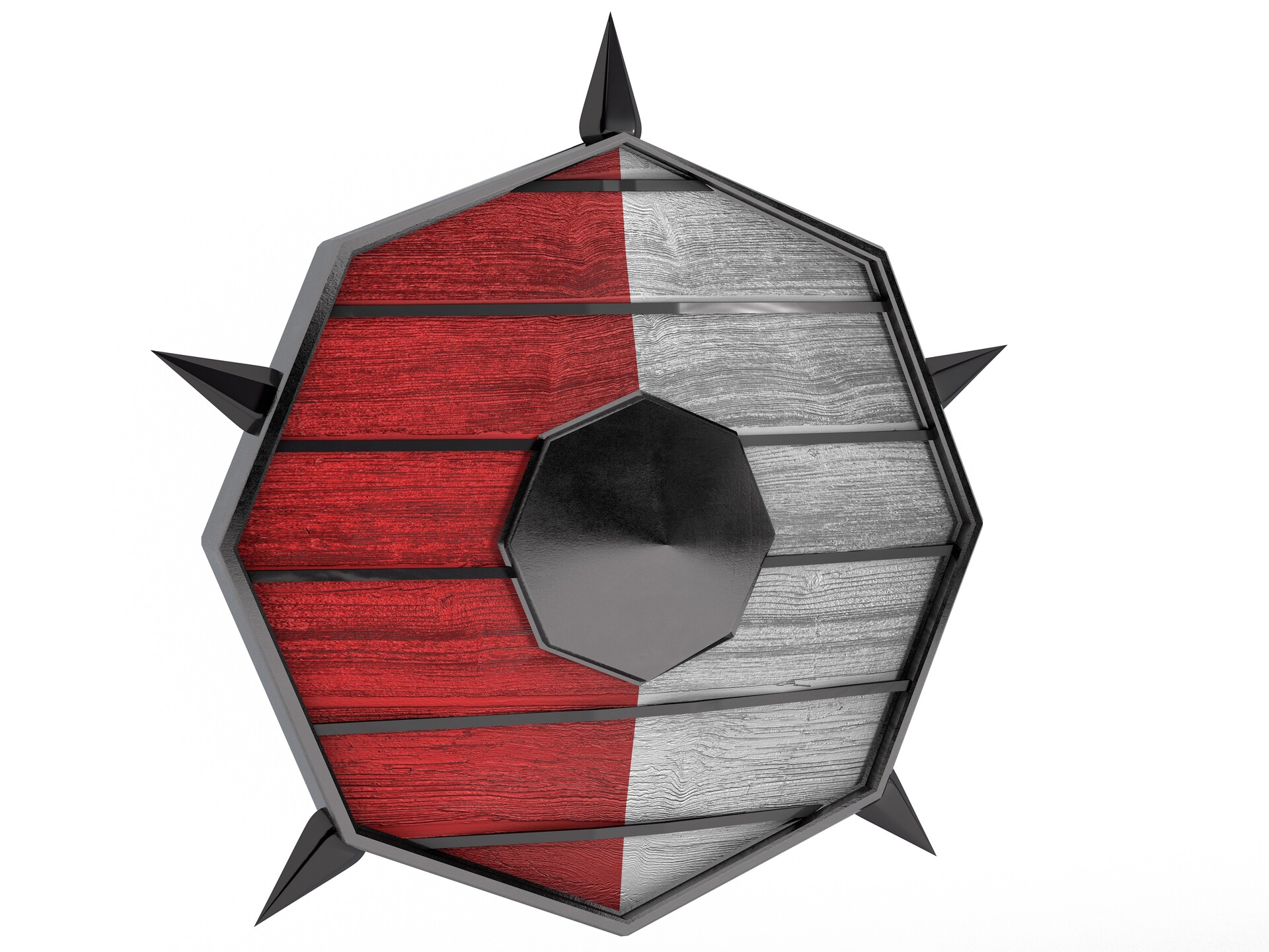 ArtStation - Rune Sword and Steel Red-White Shield