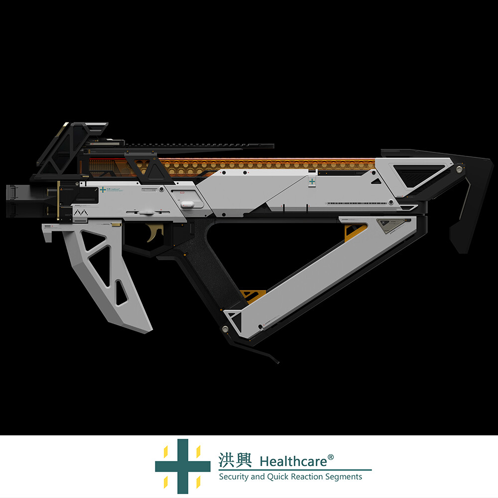 ArtStation - Gun design exercises - submachine gun