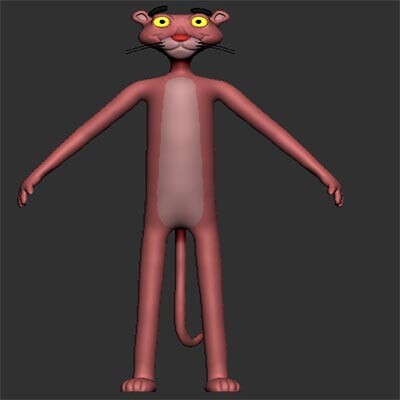 ArtStation - 3D pink panther