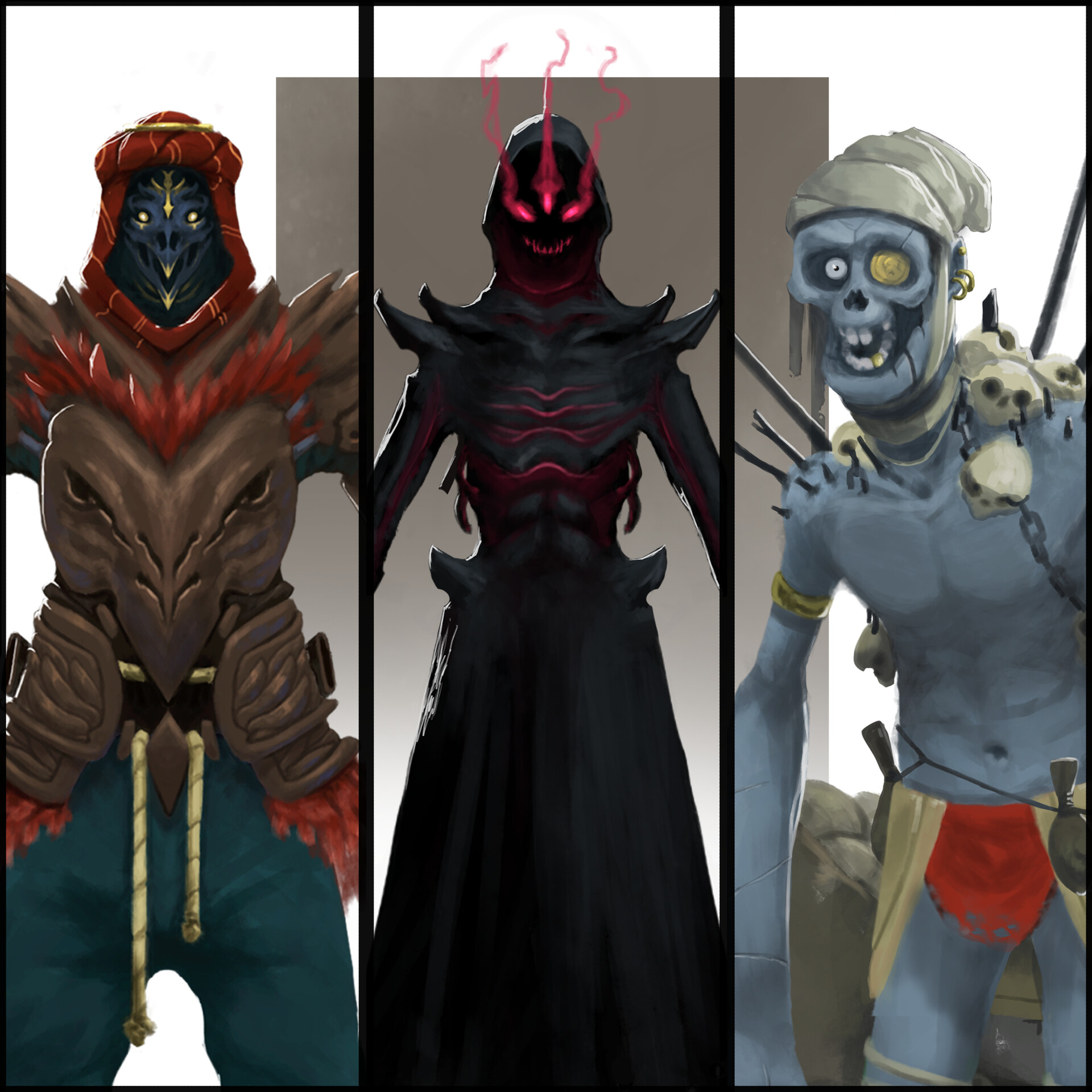 ArtStation - Prince of Persia - fan art ennemies